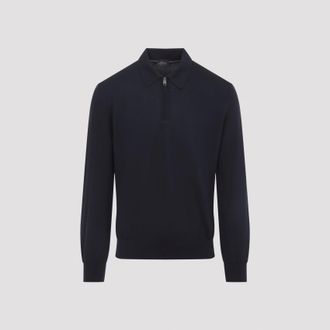 Brioni Long Sleeves Zip Polo