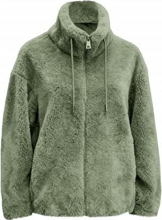 Generic Haut en polaire pour femme - Veste pelucheuse avec fermeture éclair intégrale - Sweat à capuche surdimensionné en polaire avec pull dhiver pour femme 