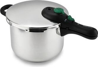 Magefesa DYNAMIC - Schnellkochtopf 6L, Edelstahl 18/10, 5 Sicherheitssysteme, Einfache Handhabung, F&uuml;r Alle Herdarten Geeignet, Einschlie&szlig;lich Induktion