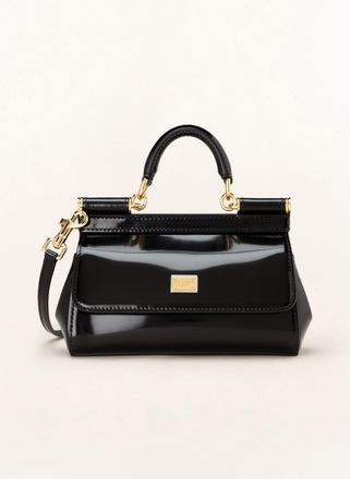 Dolce & Gabbana Umh&auml;ngetasche Sicily Mini schwarz