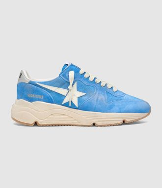 Golden Goose Baskets Homme Running Sole Bluette White Grey