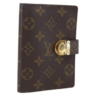 Louis Vuitton Portefeuille vintage en toile Pre-owned - Femme - Pre-owned - Brun - Taille: ONE Size