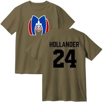 Generic Heated Rivalry Merch Hockey T-shirt unisexe col rond d&eacute;contract&eacute; &agrave; manches courtes, kaki, 3XL