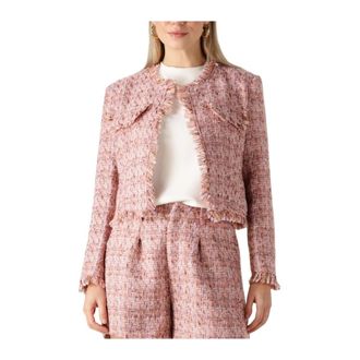 Notre-V Eleganter rosa Blazer im Fabiana-Stil - - Jackets - Damen - Rosa - L