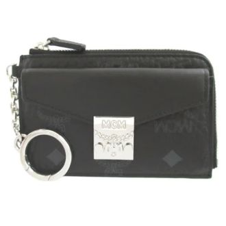 MCM Pre-owned Plastik portemonnaies - - Pre-owned - Damen - Schwarzk - ONE SIZE