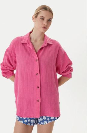 Roxy Hemd Morning Shine ERJWT03739 Rosa Loose Fit
