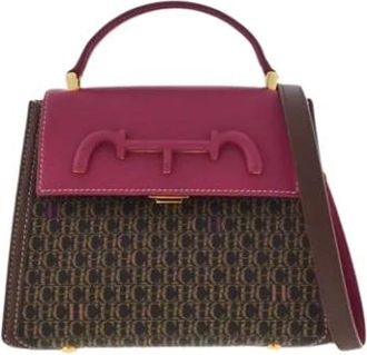Carolina Herrera Femme, Sacs, Multicolore, Taille: ONE Size Doma Insignia Satchel
