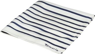 Tamaris Damen Gestreifter Schal AGRYS Blau Onesize