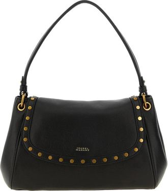 Isabel Marant Besetzte Leder Umh&auml;ngetasche - - Bags - Damen - Schwarzk - ONE SIZE