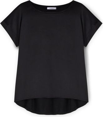 Motivi Femme, Tops, Noir, Taille: 36 FR T-shirt bi-mati&egrave;re