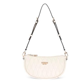 Guess Valla Mini Top-Zip Schultertasche - - Bags - Damen - Wei&szlig; - ONE SIZE