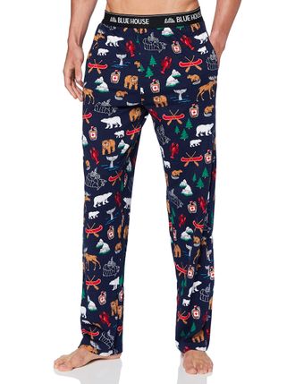 Hatley Herren Jersey Pajama Pants Pyjamaunterteil, True North, XXL