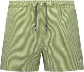 K-Way Homme, Shorts, Vert, Taille: XL Hazel Striped Short