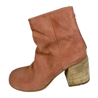 Lemargo Lemargo Fp02B Camoscio PEL Damen Stiefelette Suede Leder Rosa - - Shoes - Damen - Rosa - 40 EU