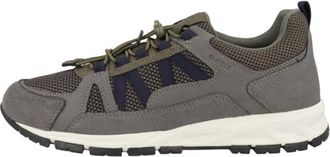 Geox Homme U Delray Basket, Grey Lt Olive, 40 EU