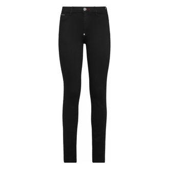 Philipp Plein Femme, Jeans, Noir, Taille: W28 Super High Waist Jegging Iconic Plein