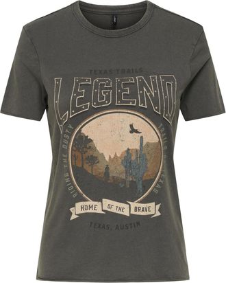 Only Onllucy Life Reg S/S Top Box JRS