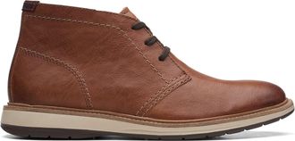 Clarks Herren Chantry Mid Chukka Boot, Tan Leather, 40 EU