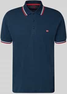 Christian Berg Regular Fit Poloshirt mit Kontraststreifen