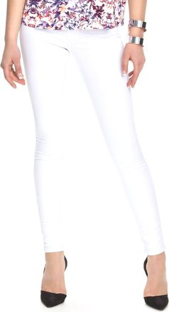 Only Damen Skinny Jeans Ultimate Regular Soft White NOOS, Gr. 34/L32 (Herstellergr&ouml;&szlig;e: XS), Wei&szlig; (White)