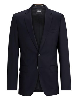 HUGO BOSS Anzugsakko in Super 120 Schurwolle, Slim Fit in