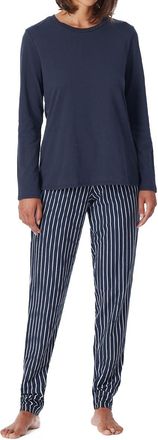 Uncover by Schiesser Schiesser Uncover by Basic - Schlafanzug (50 Dunkelblau)