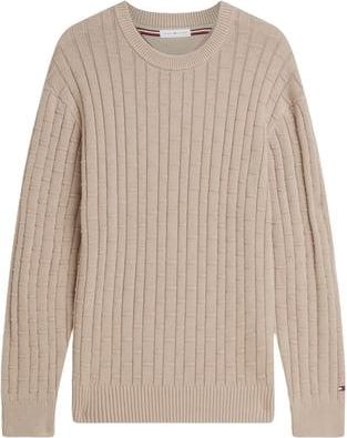 Tommy Hilfiger Pull cintr&eacute; textur&eacute; en coton