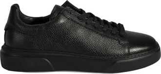 Desa Mocassins Man - Doublure en Cuir, Fermeture &agrave; Lacets, Talon Plat, Respirants | Noir - 40