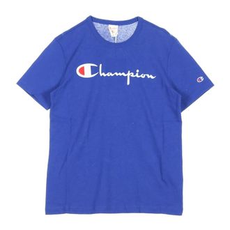 Champion Blaues Crewneck Tee f&uuml;r M&auml;nner - - Tops - Herren - Blau - XL