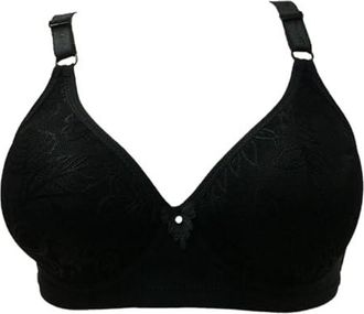 Generic 2026 Soutien-gorge push-up pour femme avec bonnets souples non rembourr&eacute;s sans fil, Noir, 68