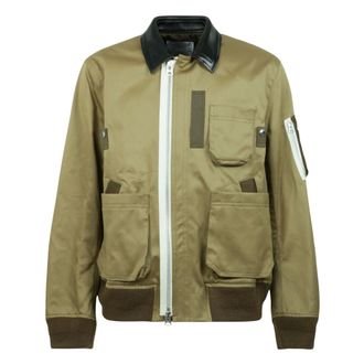 sacai Herren, Jacken, Beige, LGr&ouml;&szlig;e