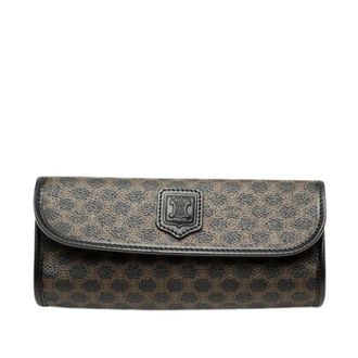 Celine Pre-owned Canvas Clutch - - Pre-owned - Damen - Schwarzk - ONE SIZE