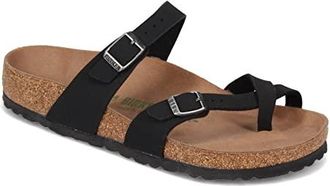 Birkenstock Womens Mayari Vegan Black Birkibuc 36 R EU Womens 5-5.5 US