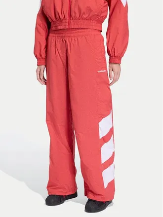 adidas Jogginghose Blocked Washed KD8791 Rot Loose Fit