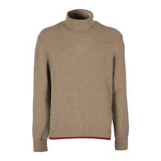 Fay Retro-Strickkollektion - - Knitwear - Herren - Braun - M