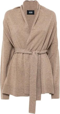 Alpha Studio Femme, Pulls, Beige, Taille: 40 FR Cardigan Stola M/L Rasato