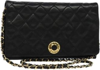 Chanel Pre-owned Cuir sacs-chanel - Femme - Pre-owned - Noir - Taille: ONE Size