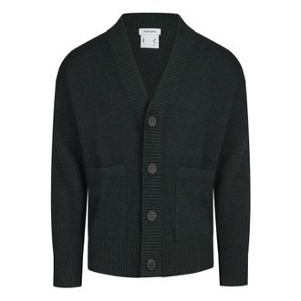 KANGRA V-Ausschnitt Strickjacke - - Knitwear - Herren - Gr&uuml;n - 2XL