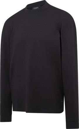 Mallet Footwear T-Shirt f&uuml;r Herren, Verriegelung, &Uuml;bergro&szlig;, Lang&auml;rmlig (Schwarz)