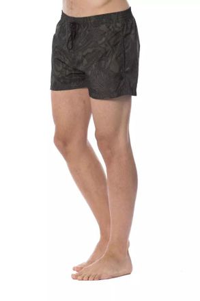 Roberto Cavalli Army Polyester Mens Swimwear Clothing