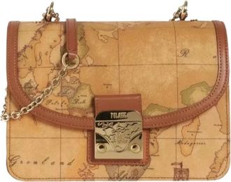 Alviero Martini 1A Classe Tracollina con Patta e Chiusura - - Bags - Damen - Braun - ONE SIZE