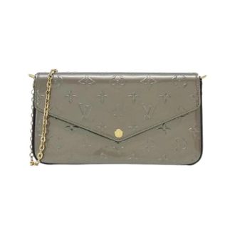Louis Vuitton Pre-owned Pochette Felicie Monogram Vernis Schultertasche - - Pre-owned - Damen - Grau - ONE SIZE
