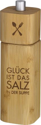 R&auml;der Salzm&uuml;hle Gl&uuml;ck ist das Salz in der Suppe