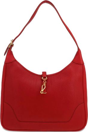 Hermès sac porté épaule Trim Fjord en cuir (1997) - Rouge