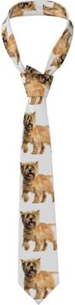 Generic Cravate Pour Hommes Chien Cairn Terrier Mignon Tendance Necktie R&eacute;glable Cravates Homme Pour Affaires L&Eacute;cole F&ecirc;te