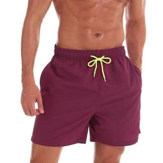 Generic HUIWDP Short de bain d&eacute;t&eacute; pour homme - Style d&eacute;contract&eacute; - Surf - Short de sport - Taille &eacute;lastique, A6, XXL