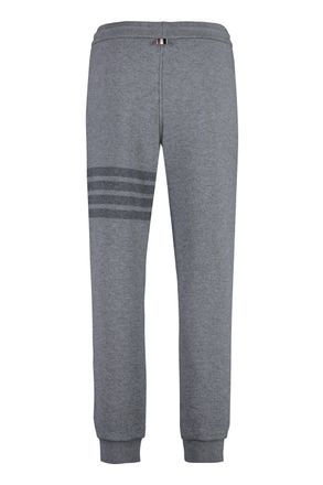 Thom Browne Mens Virgin Wool Track Pants Grey Elastane