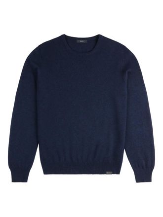 Fay Pullover mit Rundhalsausschnitt - Blau