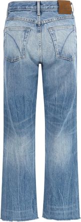 Tom Ford Washed Denim Cigarette Jeans - Blue