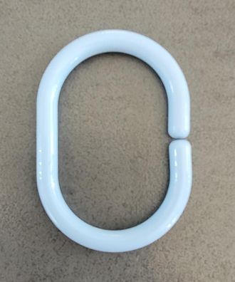 Spirella Leifheit C-Minor Duschvorhangringe12 St&uuml;ck Acqua Hellblau Blau Duschzubeh&ouml;r Ringe